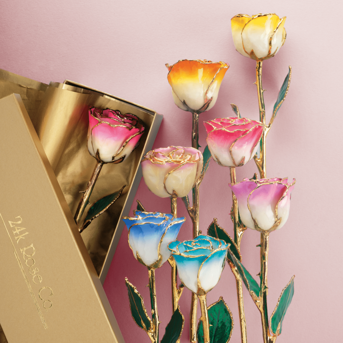 Buy 24k Gold Roses Online | Harrison's Diamonds